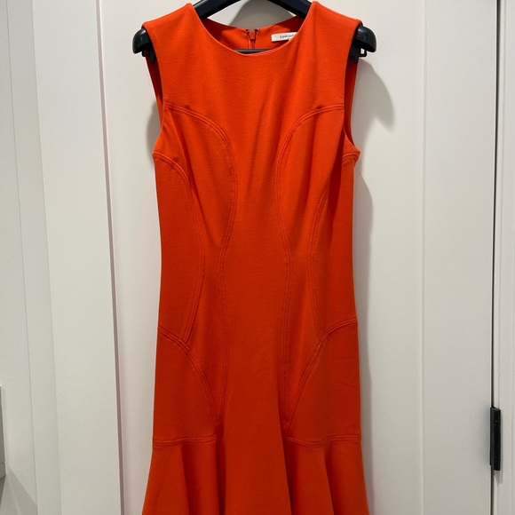 Diane Von Furstenberg | Dresses | Diane Von Furstenberg Orange Dress ...
